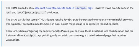 Update The Html Embed Documentation To Reflect The Features Current