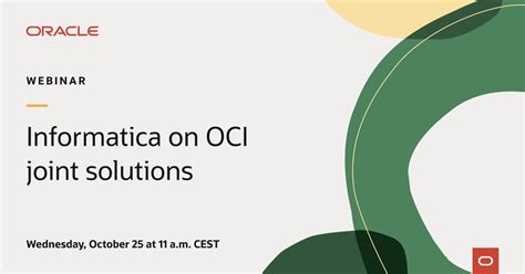Christian Huebner On Linkedin Learn How Oracle Cloud Infrastructure Oci And Informatica