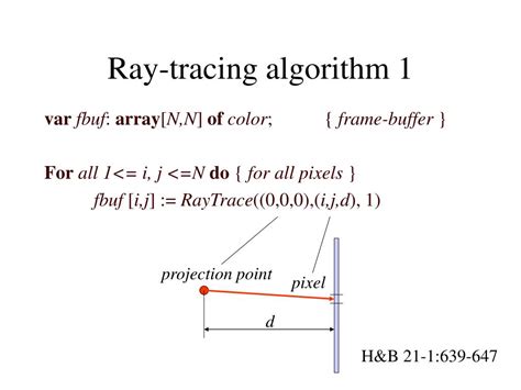Ppt 2iv60 Computer Graphics Set 11 Ray Tracing Powerpoint
