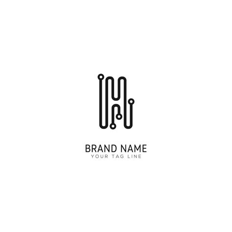 Minimalist And Simple Letter H Logo Set Free Vector On Eps File