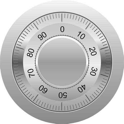 Combination Lock Vector Illustration 489314 Vector Art At Vecteezy