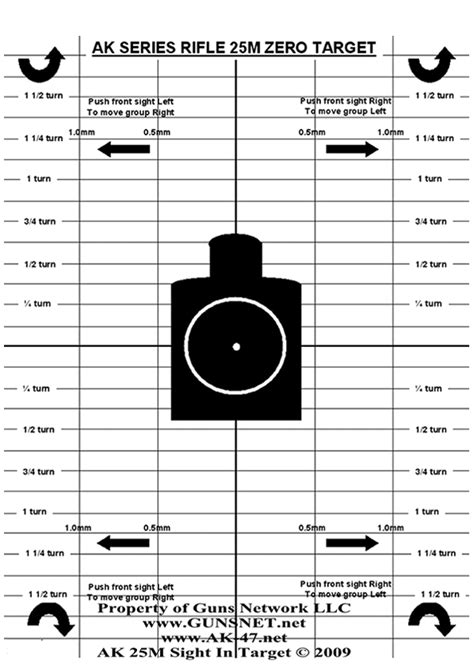 Мішені для пристрілки механіки AR-15 та АК | ShooterSpace