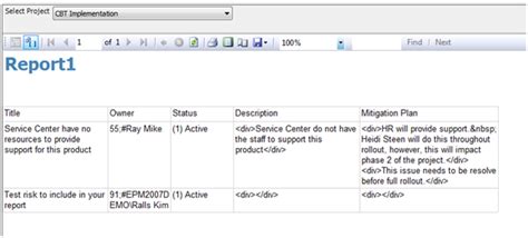 Reporting Workspace Lists Directly From Sharepoint Nearbaseline