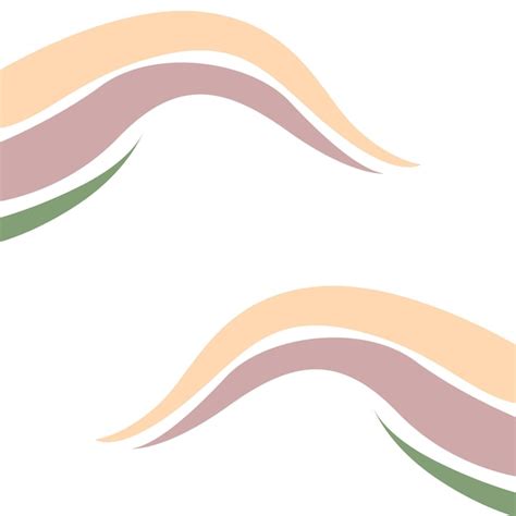 추상 파스텔 웨이브 배경 프리미엄 벡터