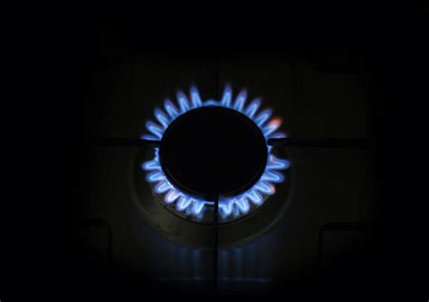 부엌의 가스레인지 파란 가스불 탑뷰 백그라운드 유토이미지 상세페이지 베이직샵 사진 20692442