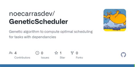 Github Noecarrasdevgeneticscheduler Genetic Algorithm To Compute Optimal Scheduling For
