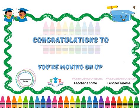 Graduation Certificate Templates Etsy