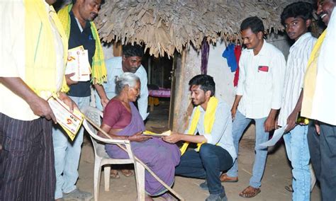 Youth Leader Vasantha Dhimanth Sai Leads Election Campaign In Reddygudem