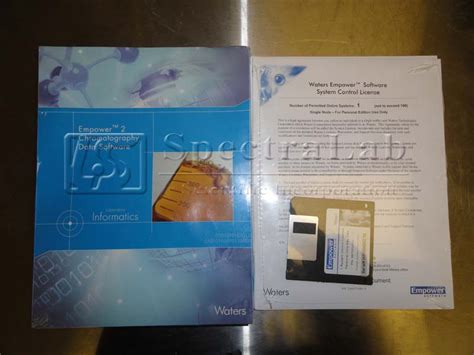 Empower 2 Chromoatography Data Software With Key Disk Spectralab
