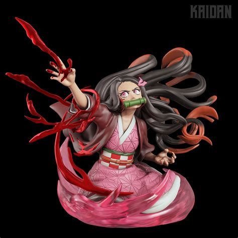 3d File Nezuko Kamado Bust Demon Slayer Stl Ready For 3d Printing 👤・3d Print Design To