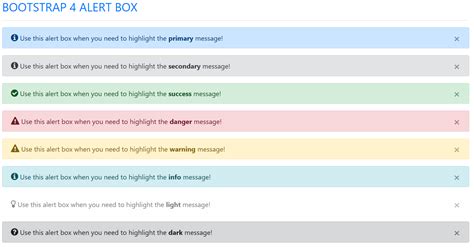 Bootstrap Alert Box