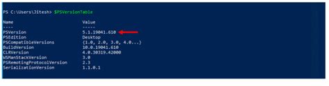how to check powershell version in windows 10 device management blog