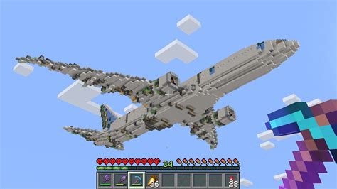 I Built A Minecraft Plane That Actually Works Youtube