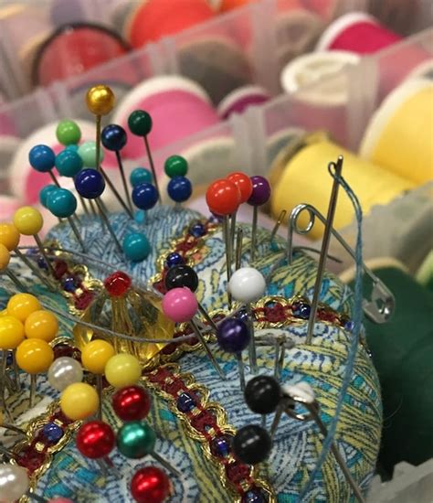Premium Photo Close Up Of Multi Colored Pins