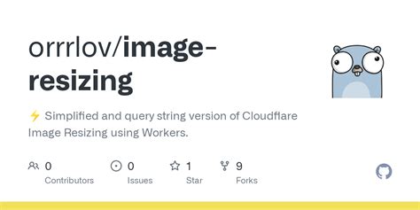 github orrrlov image resizing simplified and query string version of cloudflare image