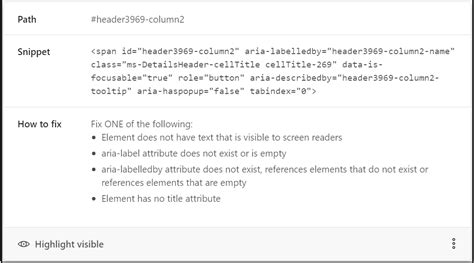 Invalid Aria Attributes Is Defined For The Column Header · Issue 1252