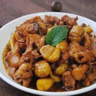 栗子美味做法香甜可口美味翻倍 板栗 料酒 排骨