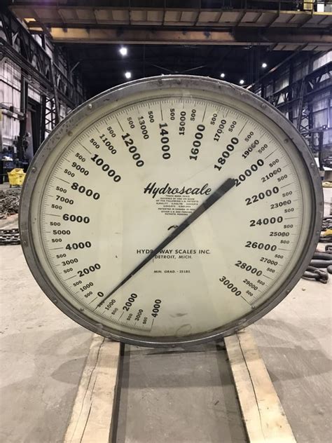 15 Ton 30000 Lb Crane Scale Hydroscale 11434 For Sale Surplus
