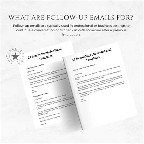 Follow Up Email Templates General Follow Up Email Sales Follow Up Email Networking Follow Up
