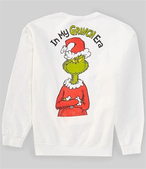 Grinch™ Era Christmas Fleece Sweatshirt Dillards