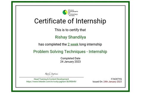 rishay shandilya on linkedin internship2023 datastructures algorithms problemsolving