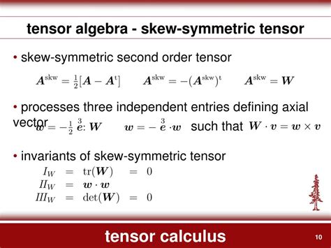Ppt 03 Tensor Calculus Powerpoint Presentation Free Download Id6695744