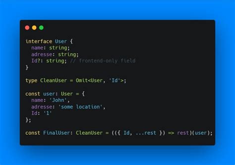 Need To Clean Up Your Typescript Objects Before Sending Them To The Backend Ng Tunisia