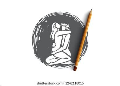 Relationship Sex Kamasutra Man Woman Concept Stock Vector Royalty Free 1242118015 Shutterstock