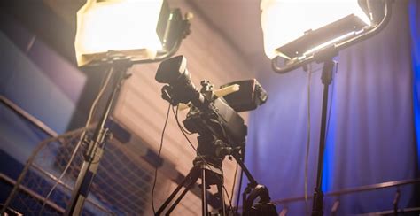 Premium Photo Stream At A Concert In A Hall Without Spectators