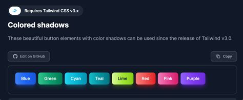 i built some buttons with a gradient background and colored shadows