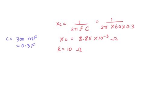 solved a 60 hz alternating current generator with a peak voltage of
