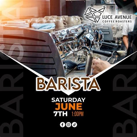 Barista June 7th Luce Coffee Roasters