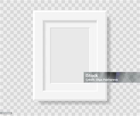 디자인에 대한 투명 배경에 격리 된 사실적인 직사각형 사진 또는 사진 프레임 검은 색을 모형 포맷 A 4 벡터 그림입니다 Eps10 0명에 대한 스톡 벡터 아트 및 기타