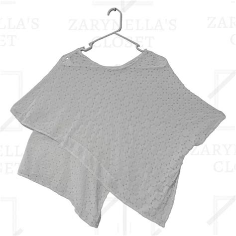 White See Through See Thru Bikini Overtop Blouse Top Womens Fashion