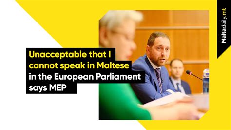 Mep Alex Agius Saliba Hits Out At Lack Of Maltese Interpreters