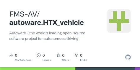 Github Fms Avautowarehtxvehicle Autoware The Worlds Leading
