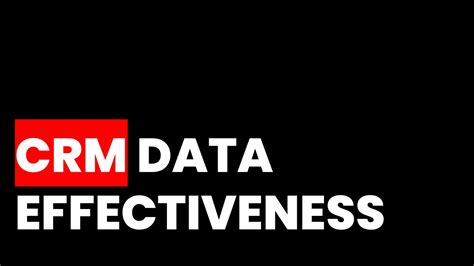 Essential Data For An Effective Crm Plan Tandem Theory Essential Data For An Effective Crm Plan Tandem Theory