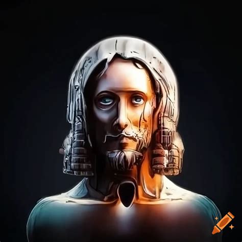 Artwork Of Robot Jesus On Craiyon