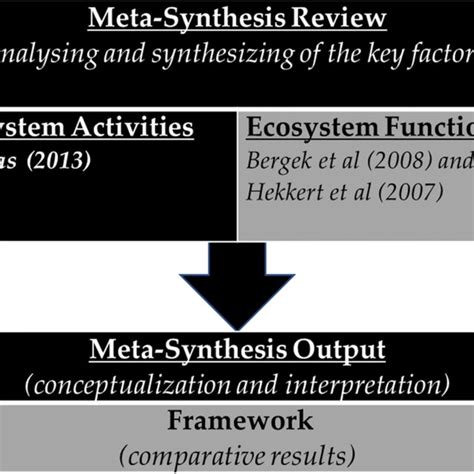 Meta Synthesis Methodology Used In The Study To Categorize And Guide