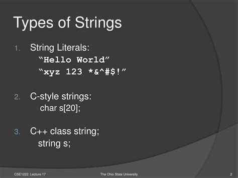 PPT C Strings PowerPoint Presentation Free Download ID