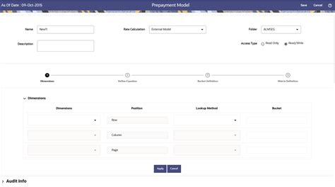 Creating Prepayment Model With Rate Calculation As External Model