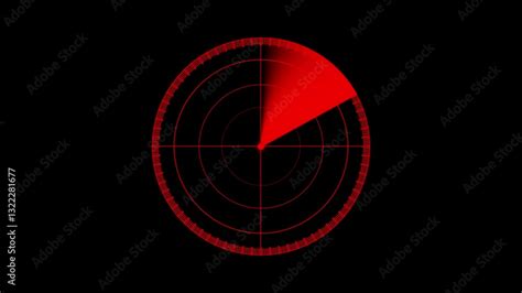 Digital Rader Searching System Animation Rader Hud Technology Signal