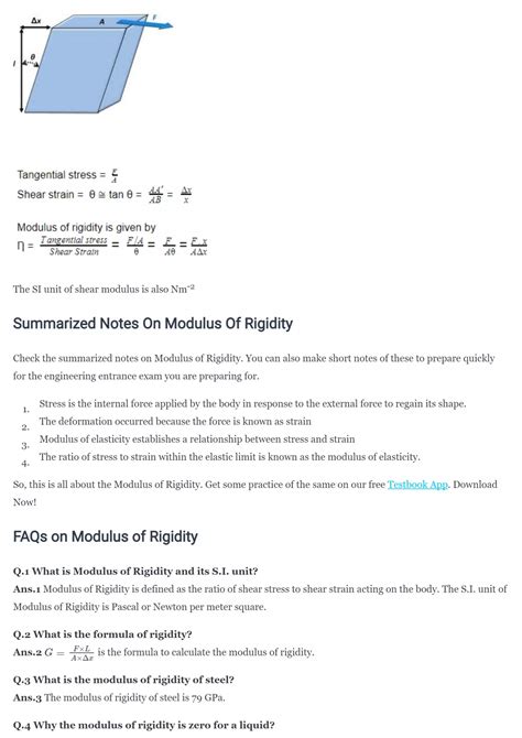 Modulus Of Rigidity PDF