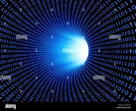 Data Stream Conceptual Artwork Stock Photo Alamy