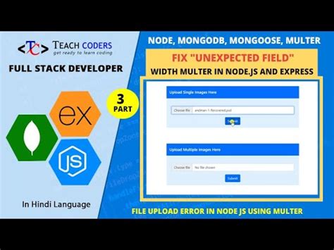 Fix Unexpected Field Width Multer In Node Js And Express Multer Node Js File Upload In