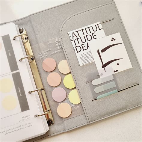 استیک نوت شفاف رنگی دایره ای