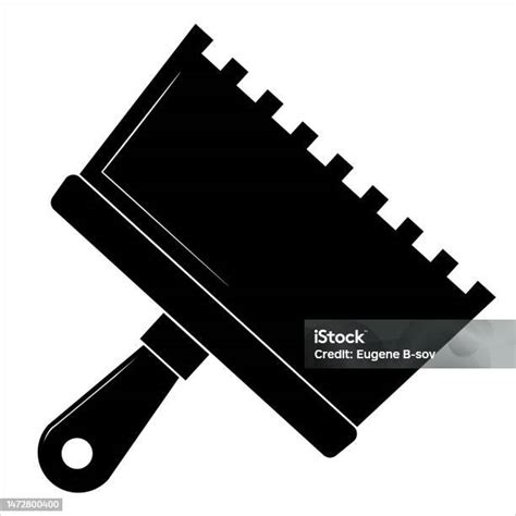 퍼티 나이프 플랫 아이콘 빌드 및 수리 주걱 기호 벡터 그래픽 웹에 대 한 넓은 주걱 벡터 아이콘의 간단한 그림 개념에 대한 스톡 벡터 아트 및 기타 이미지 Istock