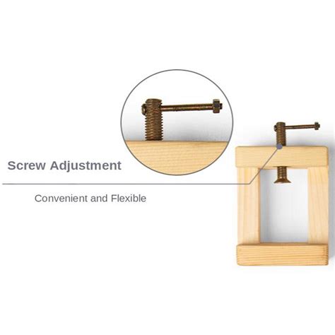 Wood Mini Flat Clamp Table Jaw Bench Clamp Drill P Grandado