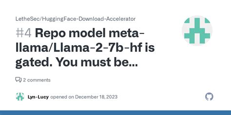 Repo Model Meta Llamallama 2 7b Hf Is Gated You Must Be Authenticated