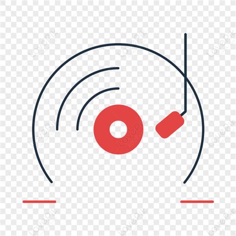 추상 빨간색 파란색 라인 일러스트 녹화 음악 로고 노트과학 기술상징 Png 일러스트 무료 다운로드 Lovepik